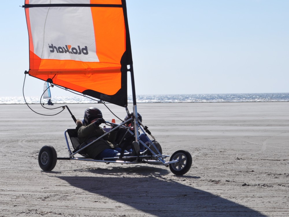 Blokart Fanø → Fun for all ages → Book from DKK 350 per hour